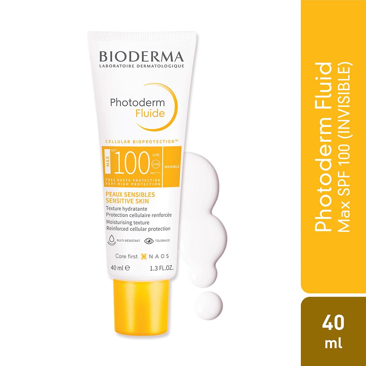 Bioderma Photoderm Max Fluid SPF 100 Invisible | High-Protection ...