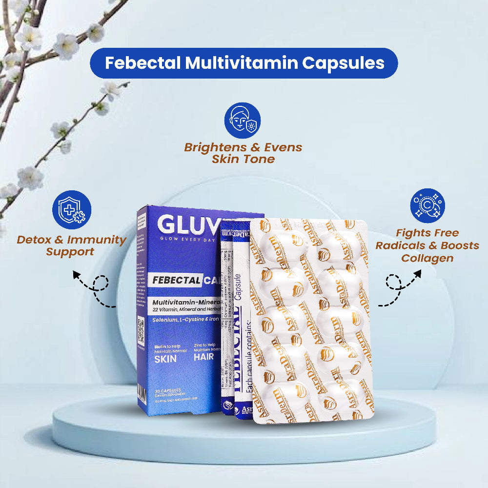 Gluvit-S Febectal Multivitamin Capsules - 30 Capsules