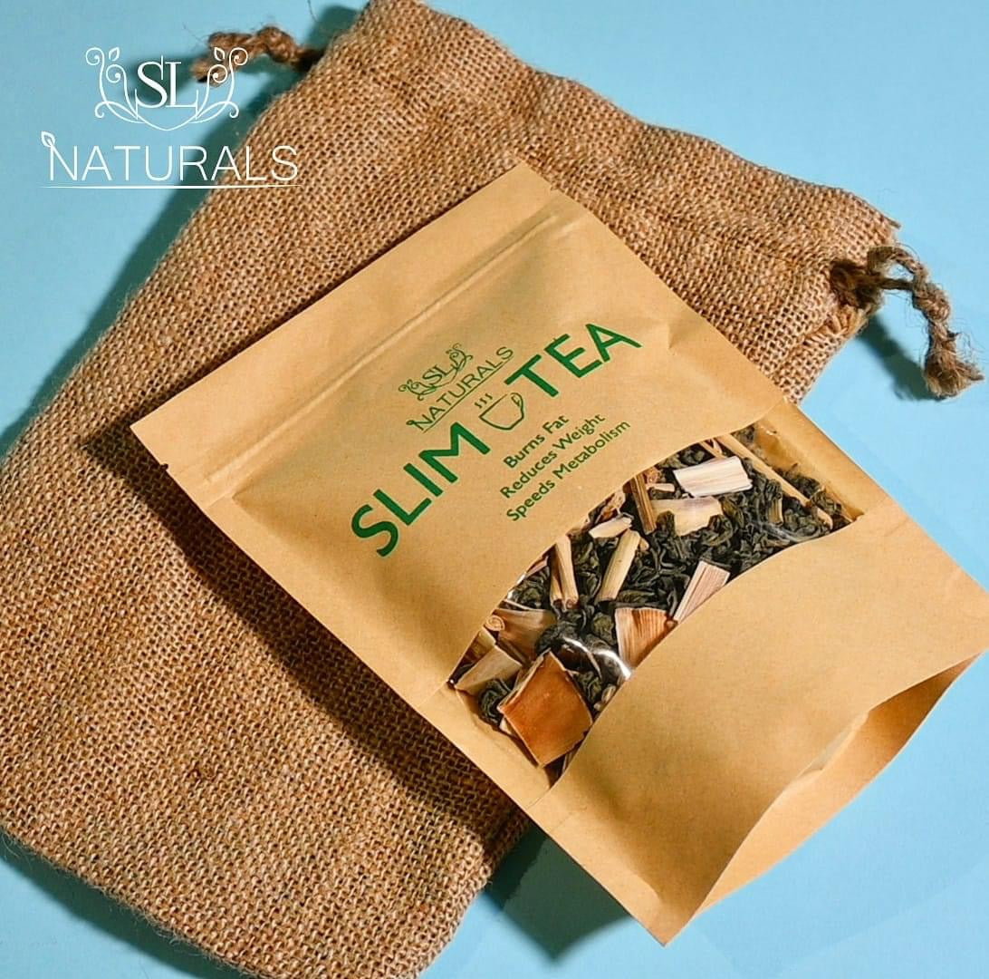 SL Naturals Slim Tea - 100g (Pack of 2) - Glow Beauty