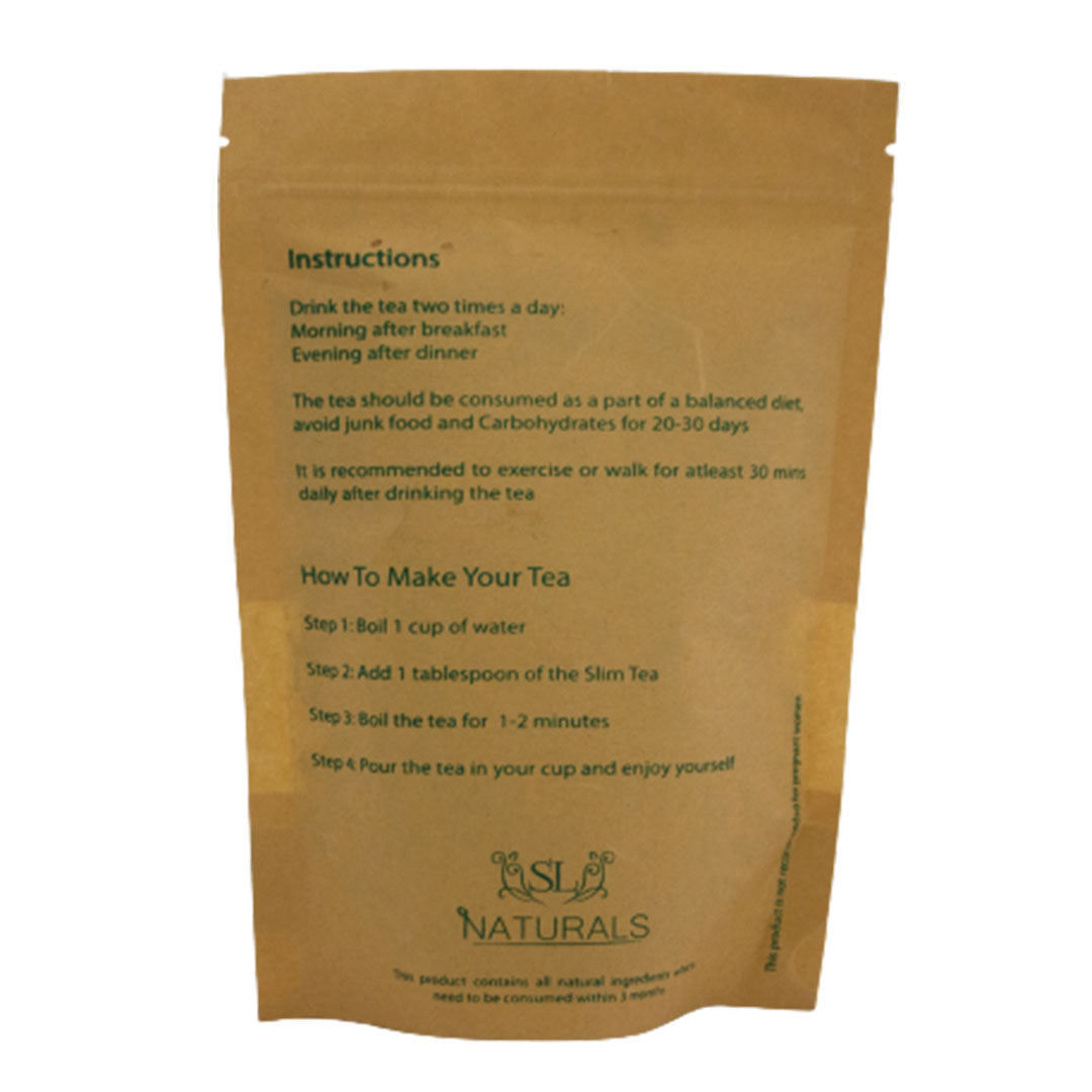 SL Naturals Slim Tea - 100g (Pack of 2) - Glow Beauty