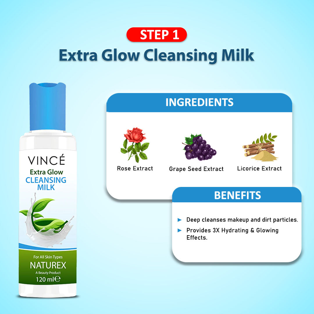 Vince Natural Whitening Kit | 4x Fairer & Brighter Skin – Glow Beauty
